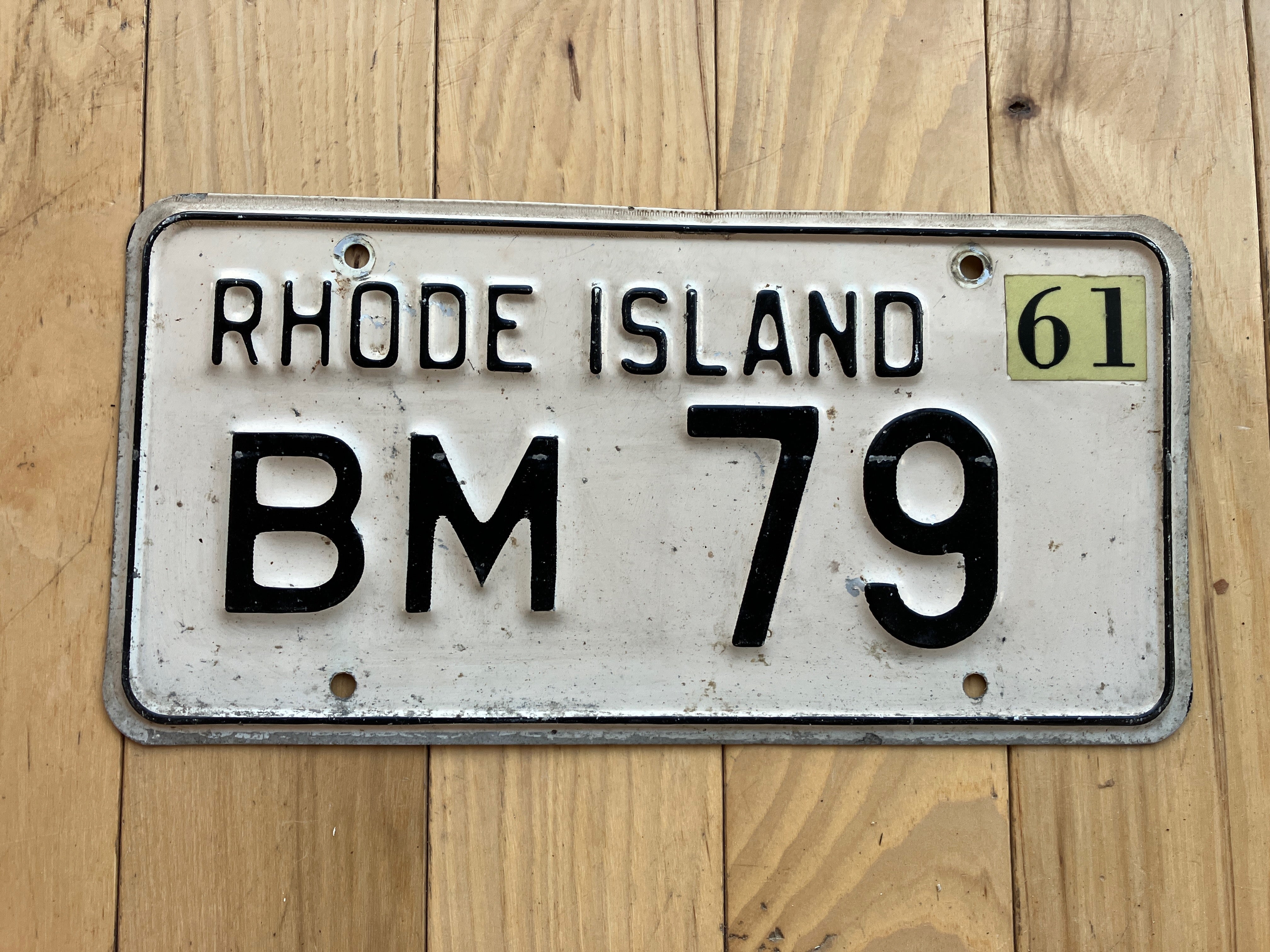 1961 Rhode Island License Plate – RusticPlates