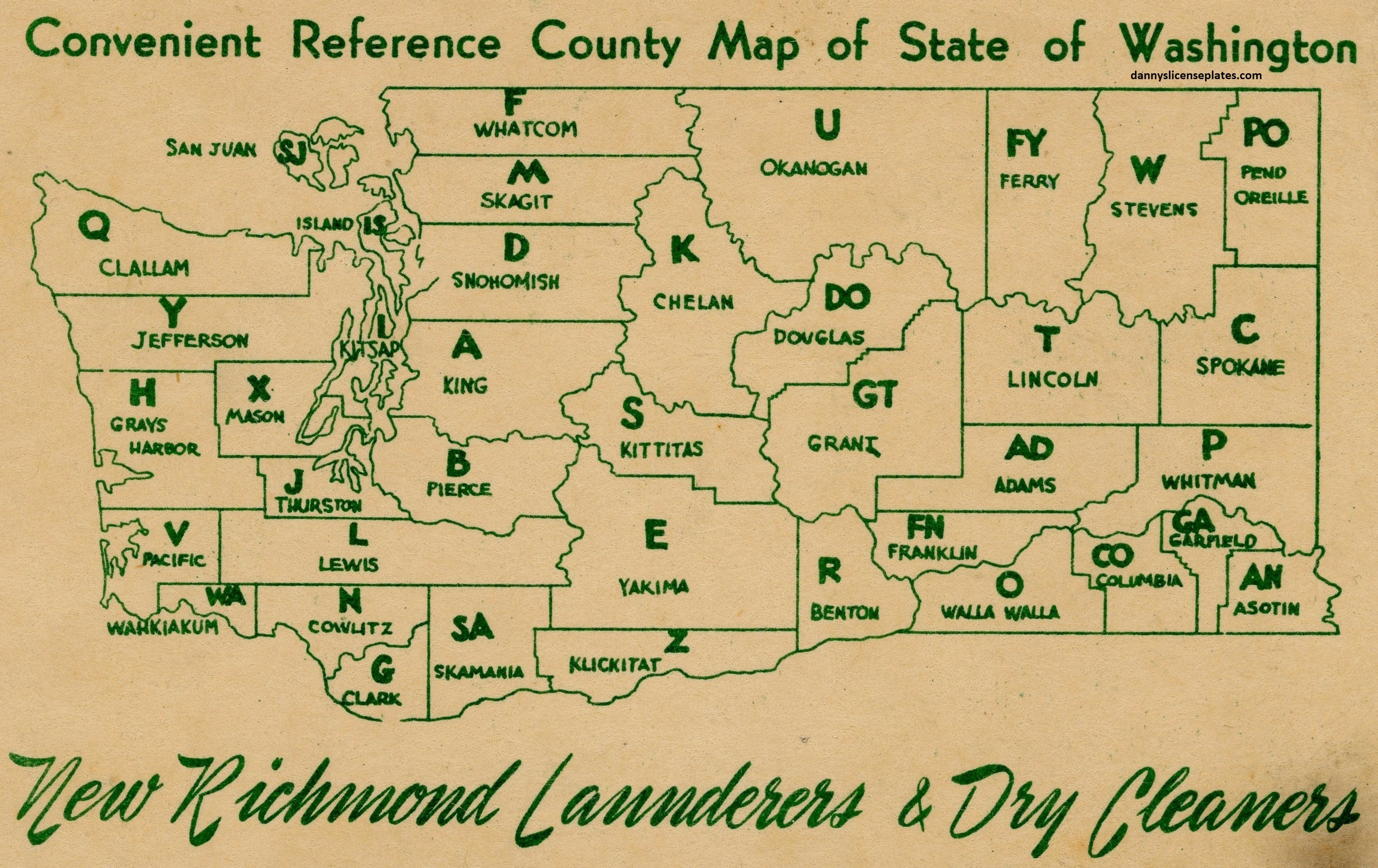 Dannyslicenseplates.com - A Great Resource on Washington State License ...