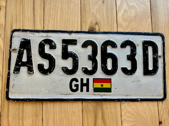 Ghana License Plate – RusticPlates