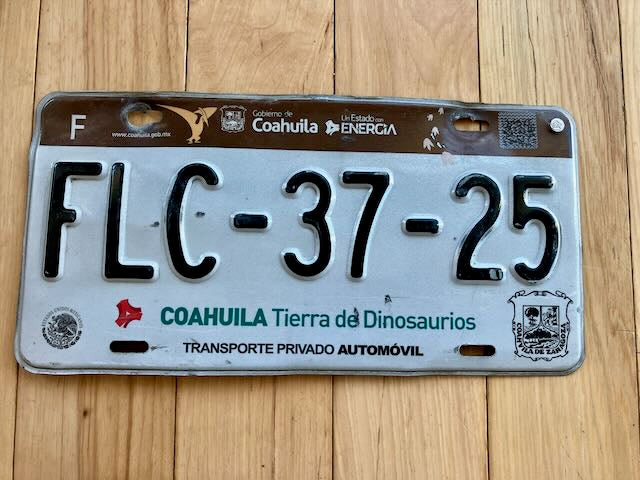Coahuila Mexico License Plate – RusticPlates