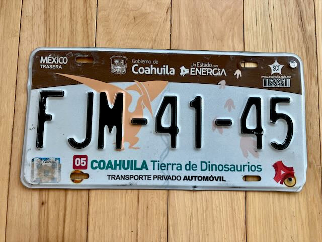 Coahuila Mexico License Plate – RusticPlates