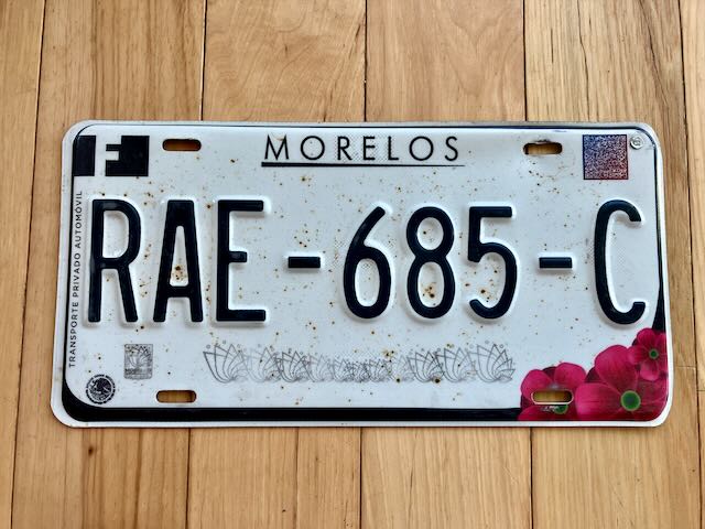 Morelos Mexico License Plate – RusticPlates