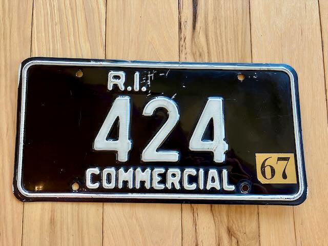 1967 Rhode Island Commercial License Plate – RusticPlates