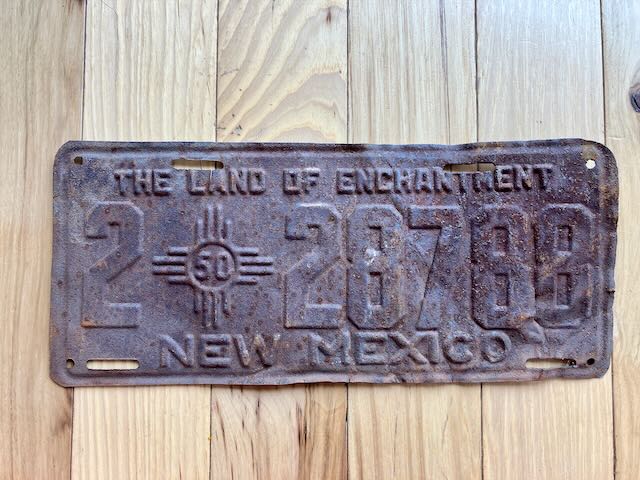 1950 New Mexico License Plate – RusticPlates