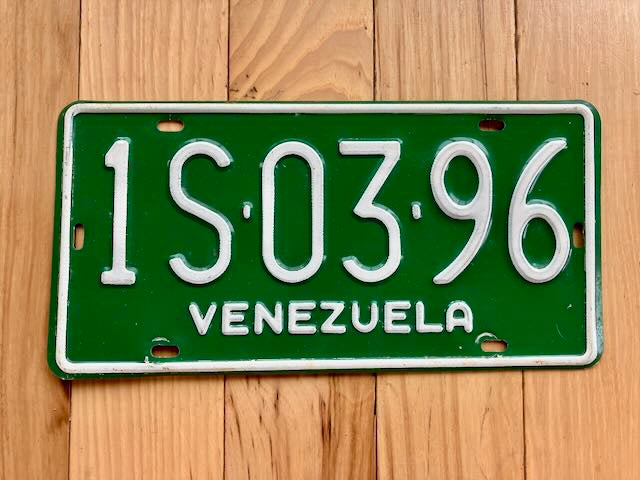 Venezuela License Plate – RusticPlates