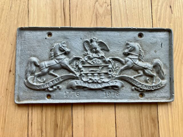 Booster Plate - Virtue Liberty & Independence – RusticPlates