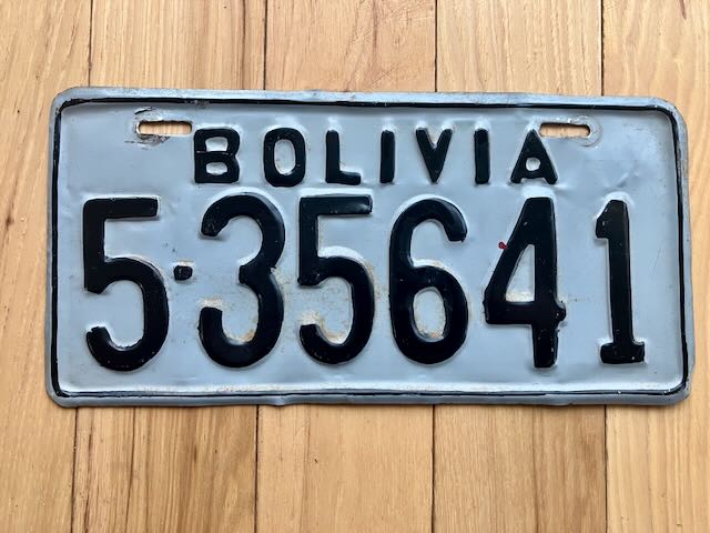 Bolivia License Plate – RusticPlates