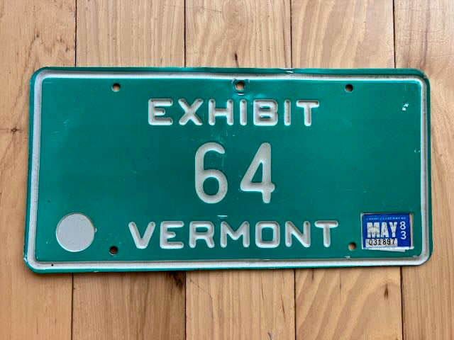 1983 Vermont Parade/Exhibit License Plate – RusticPlates