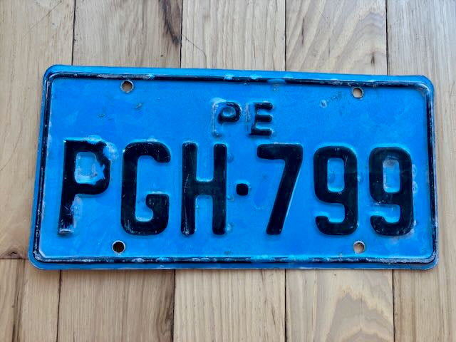 Peru License Plate – RusticPlates