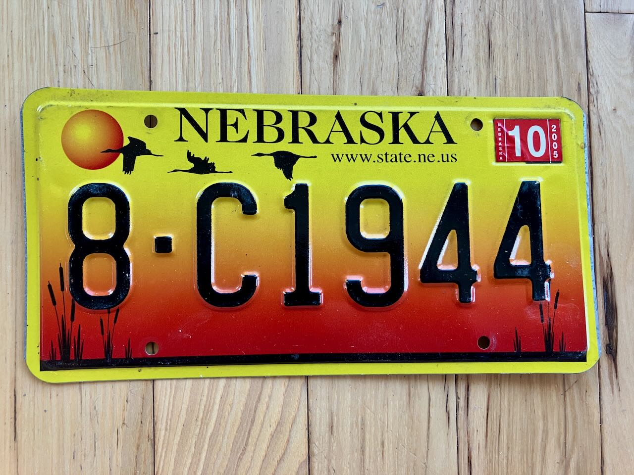 2005 Nebraska License Plate – RusticPlates