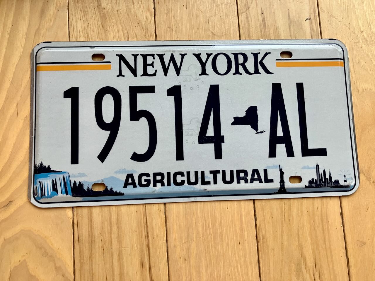 New York Agriculture License Plate – RusticPlates