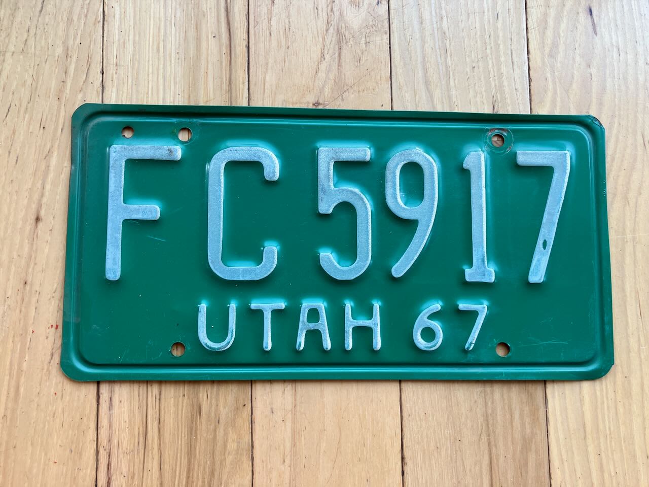 1967 Utah License Plate – RusticPlates