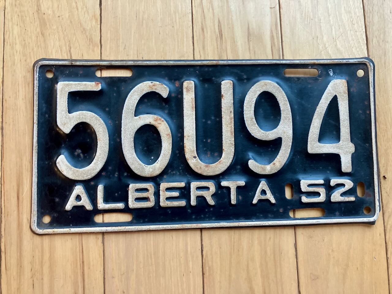 1952 Alberta License Plate – RusticPlates