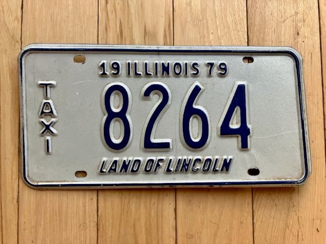 1979 Illinois Taxi License Plate – RusticPlates