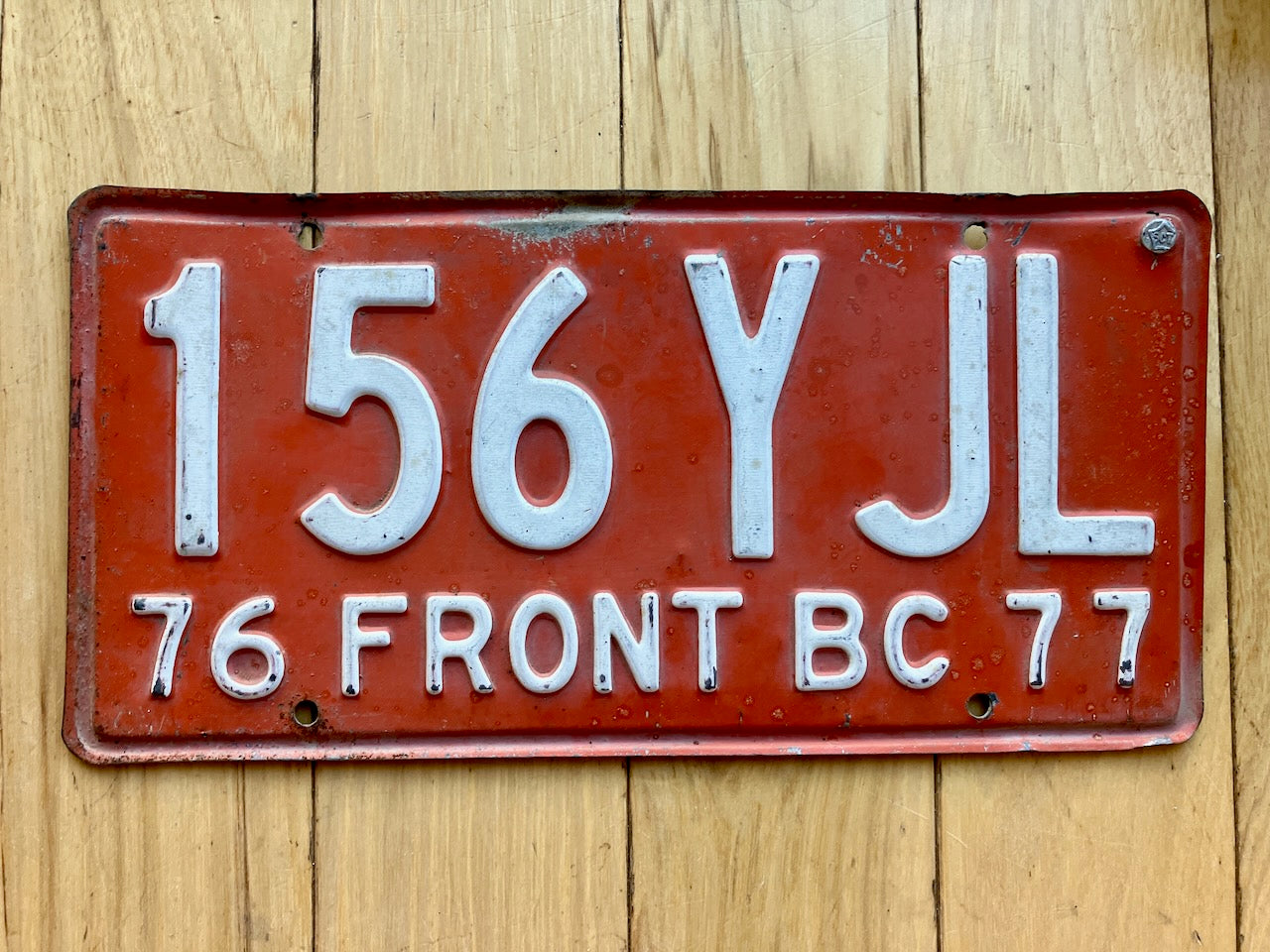 1976 1977 Baja California Mexico License Plate – RusticPlates