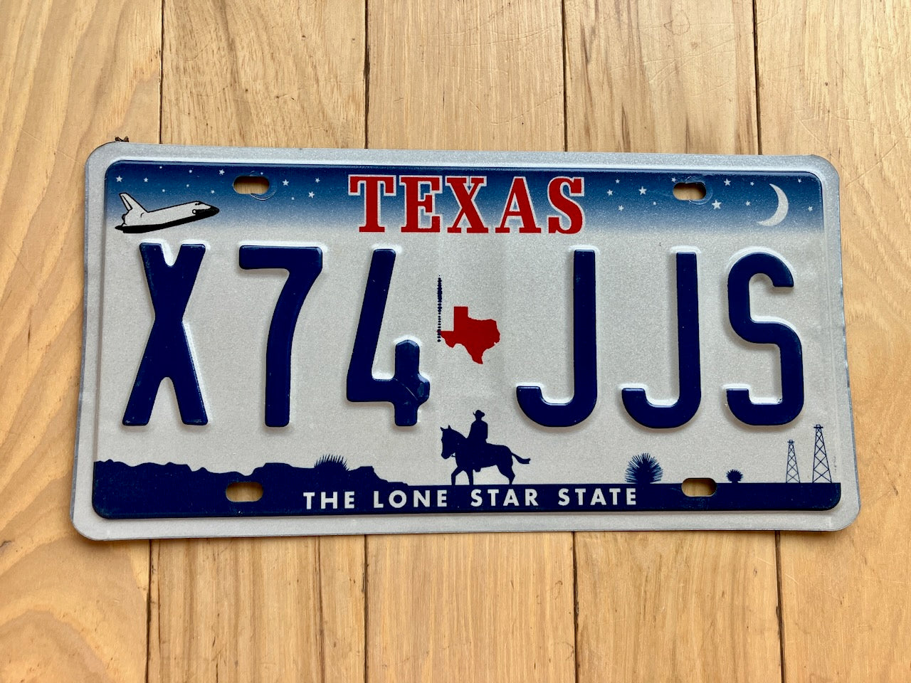 Texas Shuttle License Plate – RusticPlates