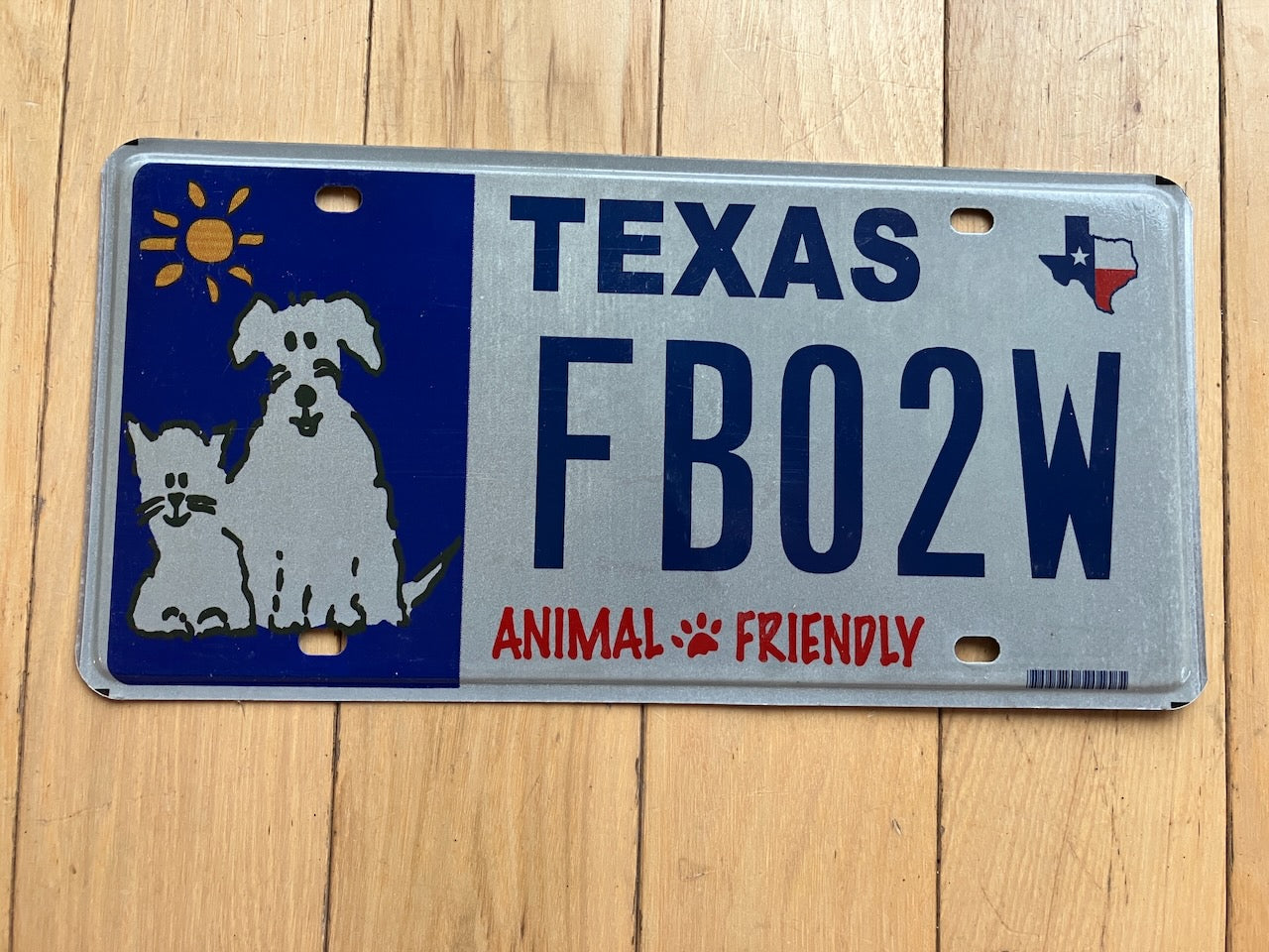 Texas Animal Friendly License Plate – RusticPlates