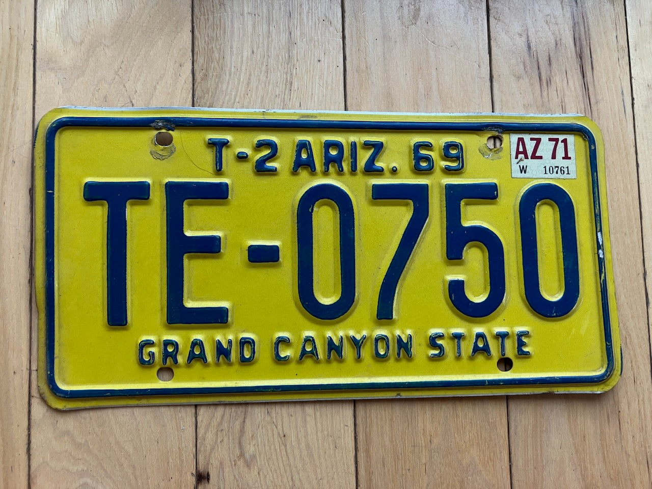1969 Arizona Trailer License Plate – RusticPlates