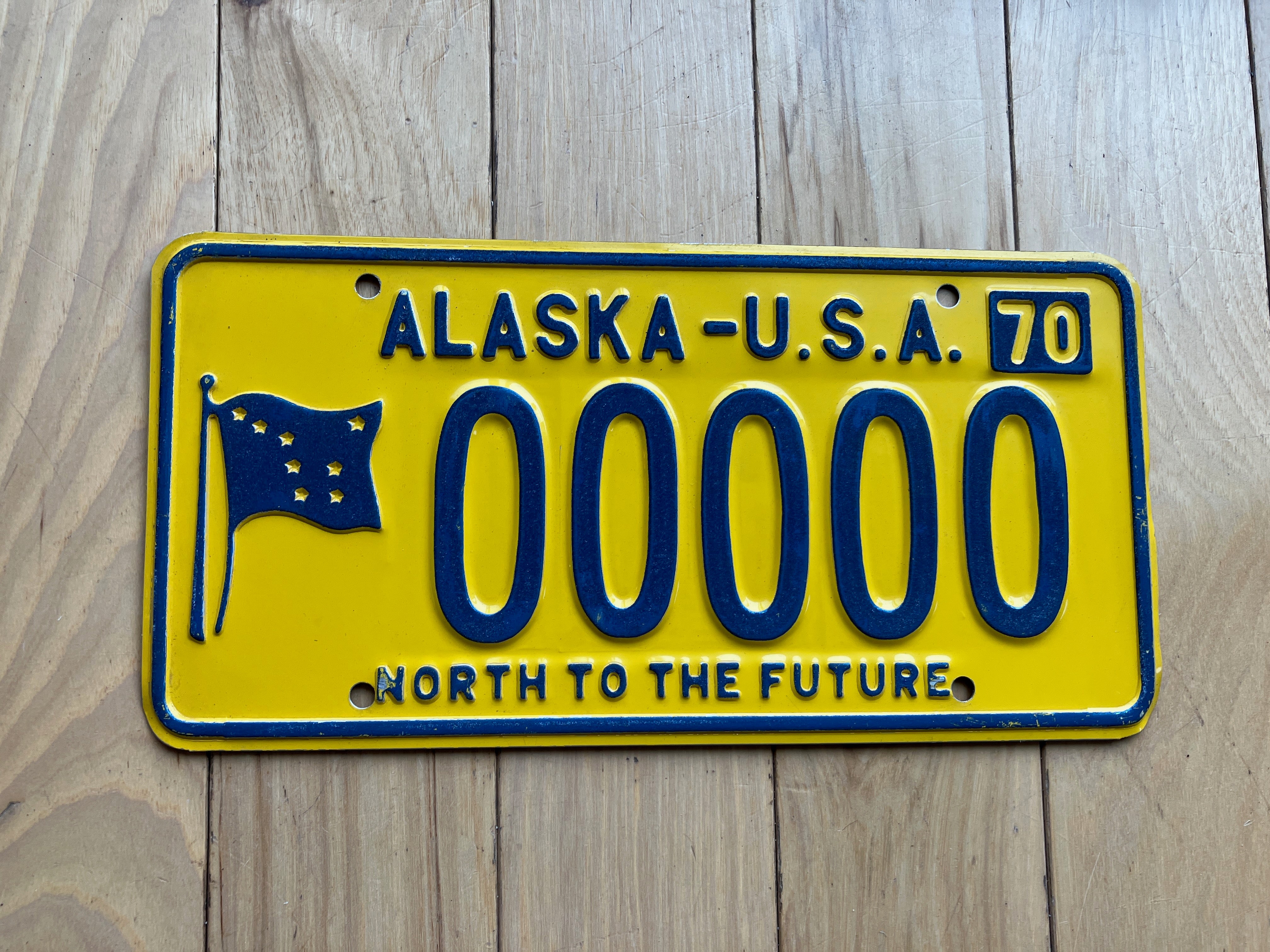 1970 Alaska Sample License Plate – RusticPlates