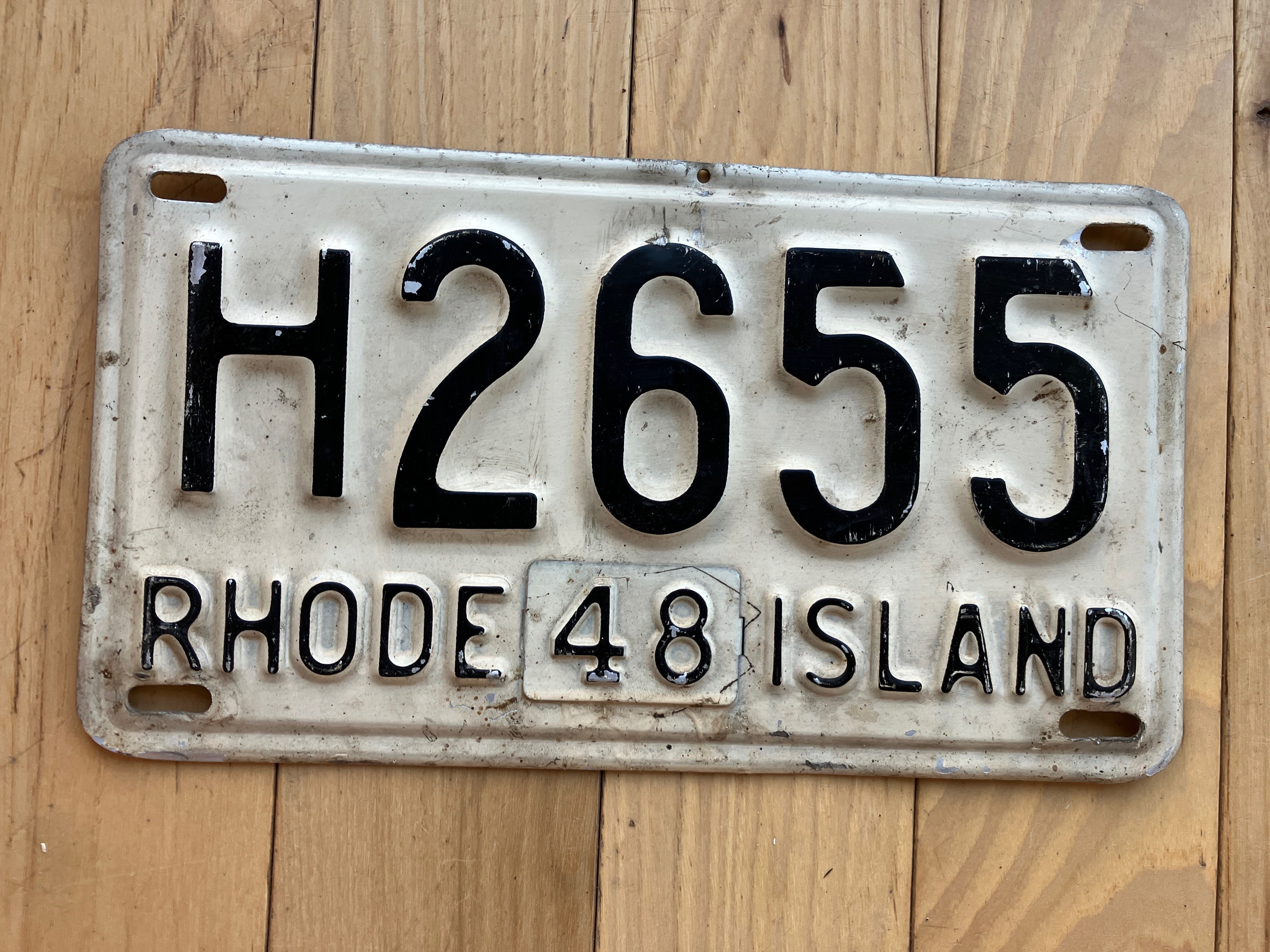 1948 Rhode Island License Plate – RusticPlates