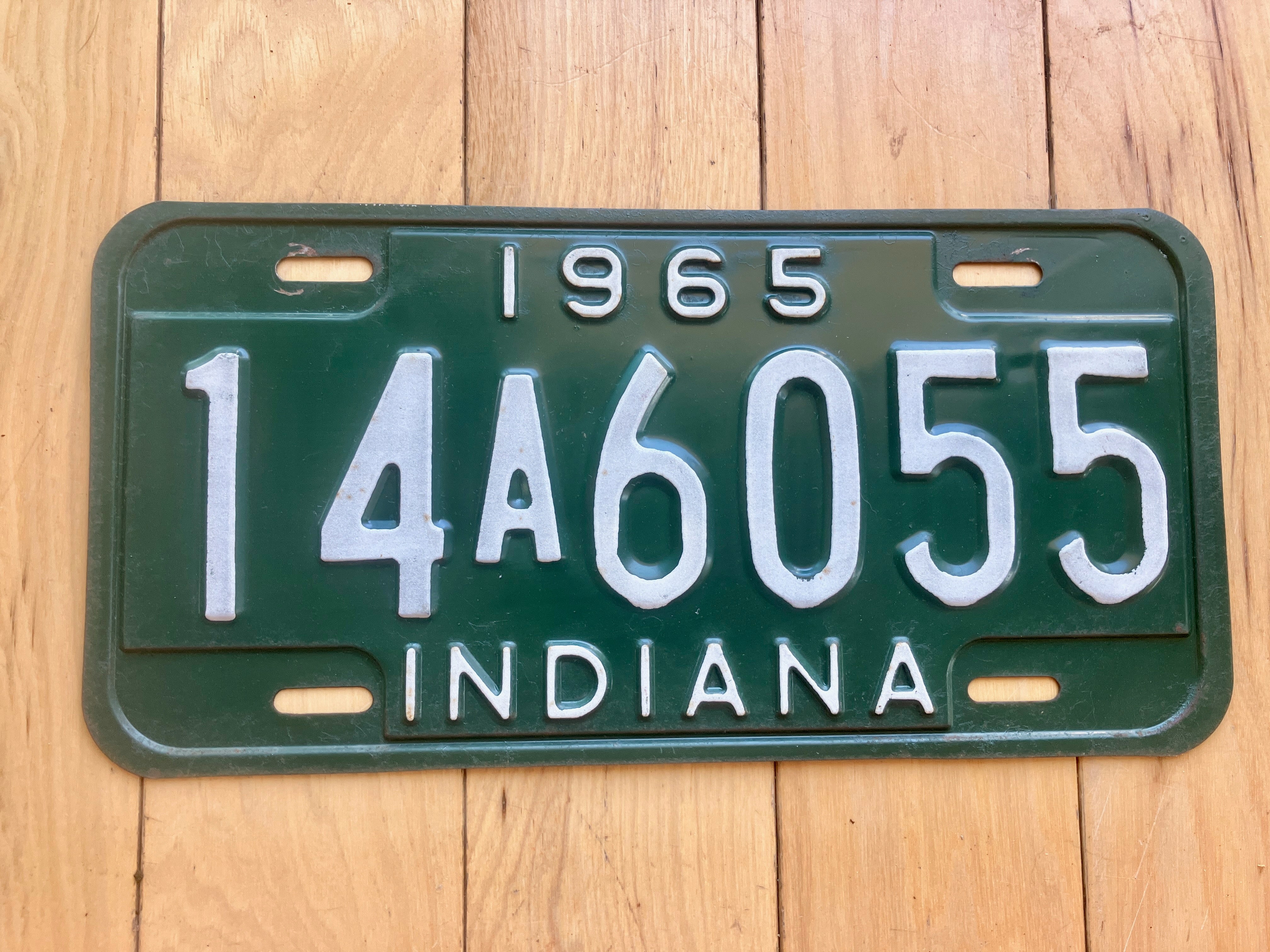 1965 Indiana License Plate – RusticPlates