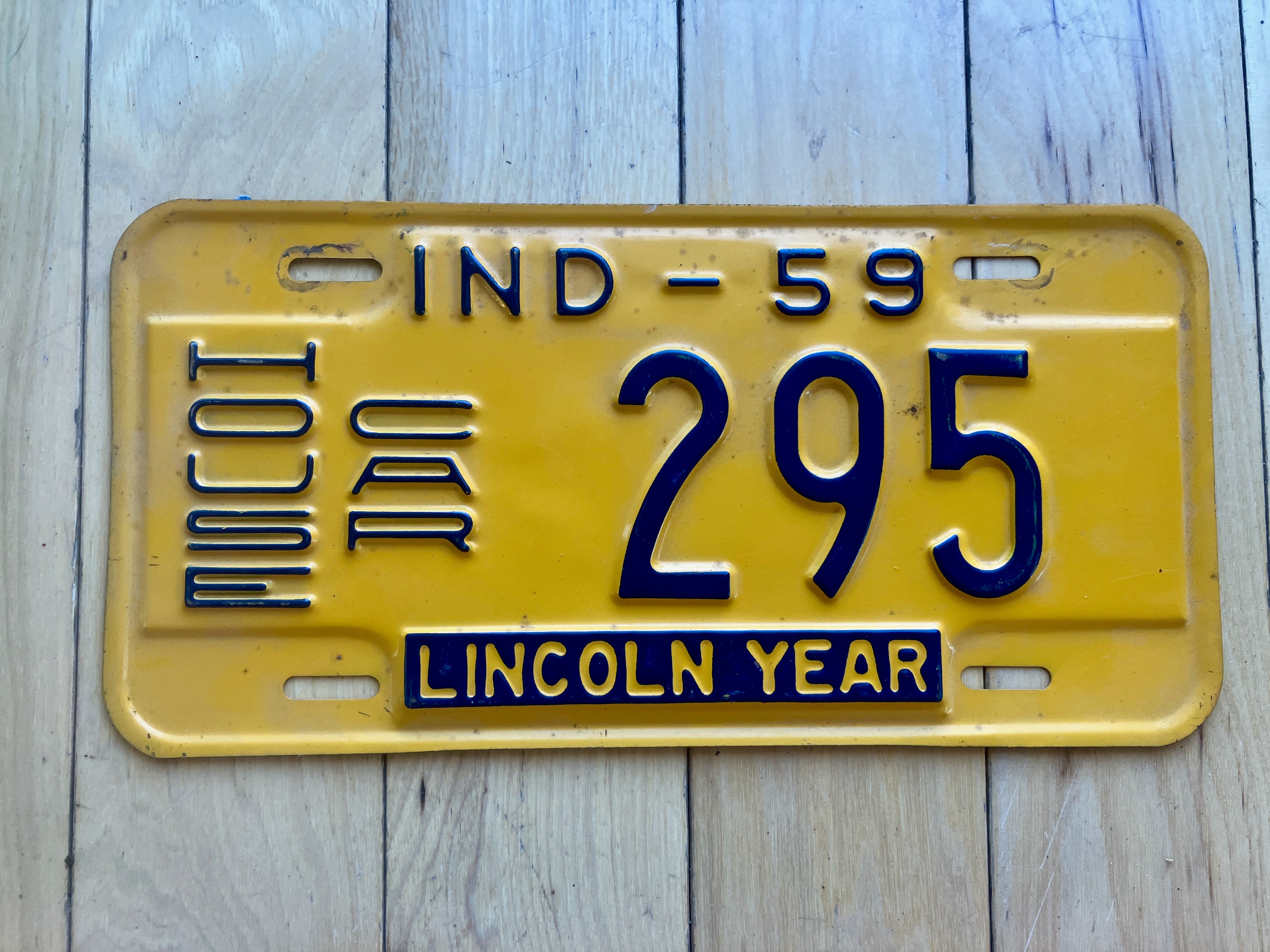 1959 Indiana House Car License Plate – RusticPlates