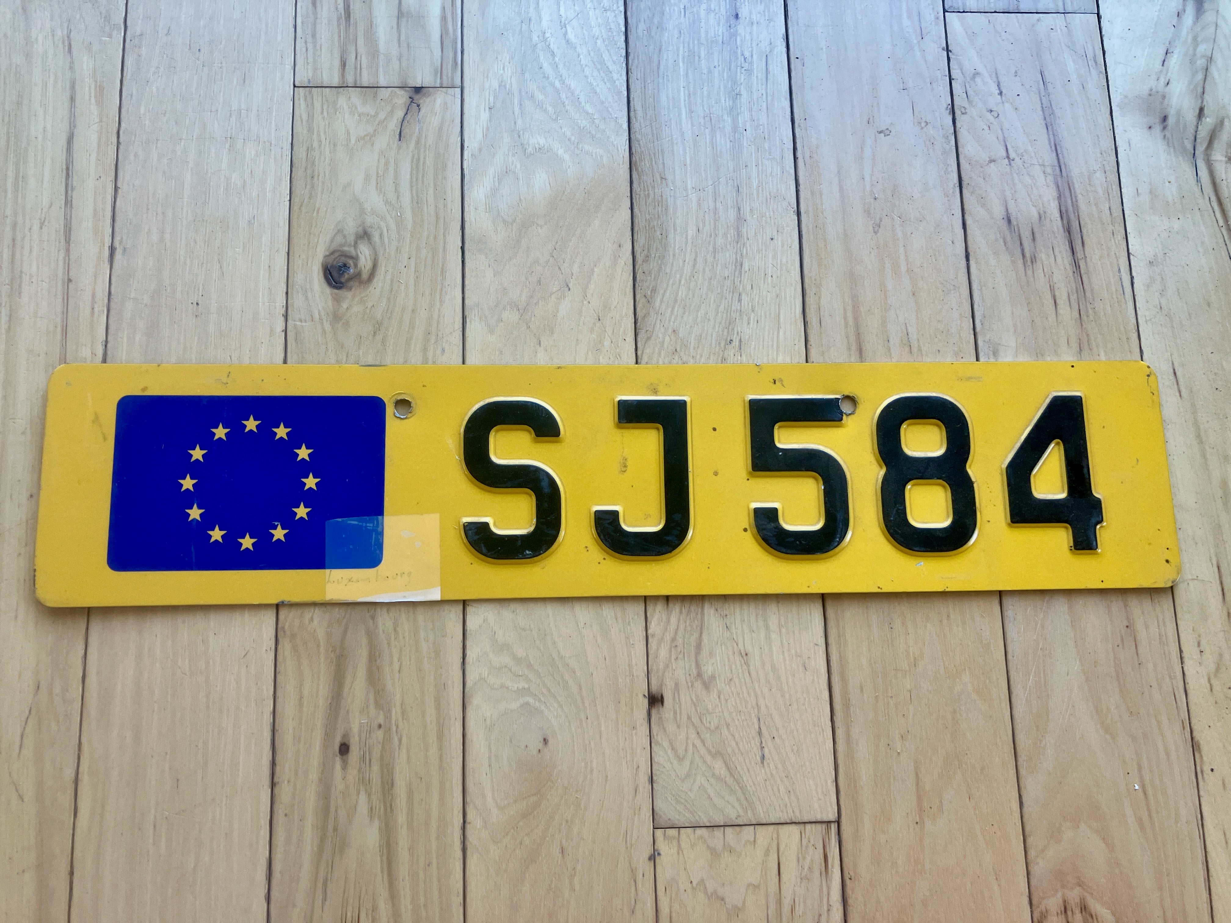 Luxembourg EU Stars License Plate – RusticPlates