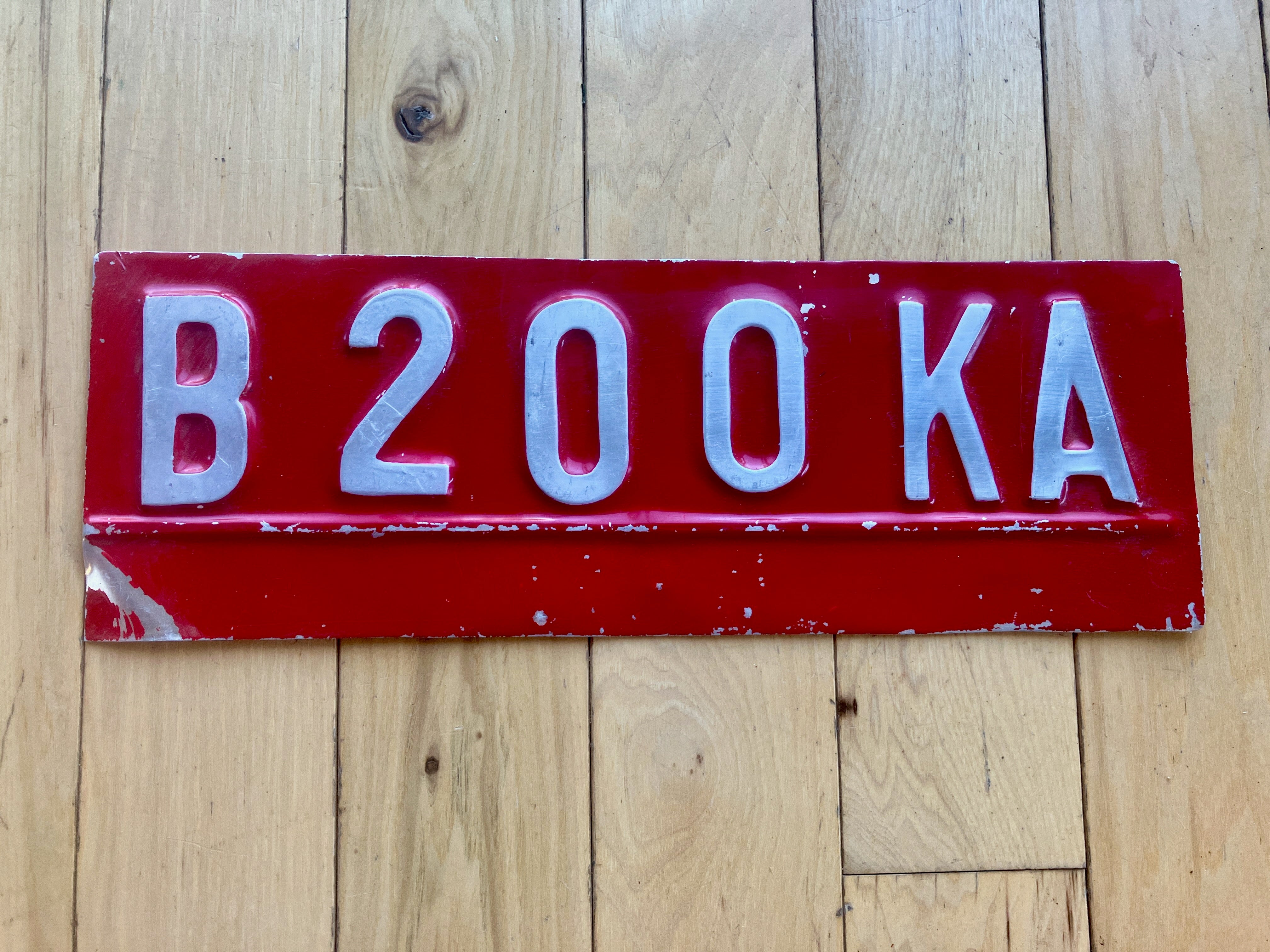 Indonesia License Plate – RusticPlates