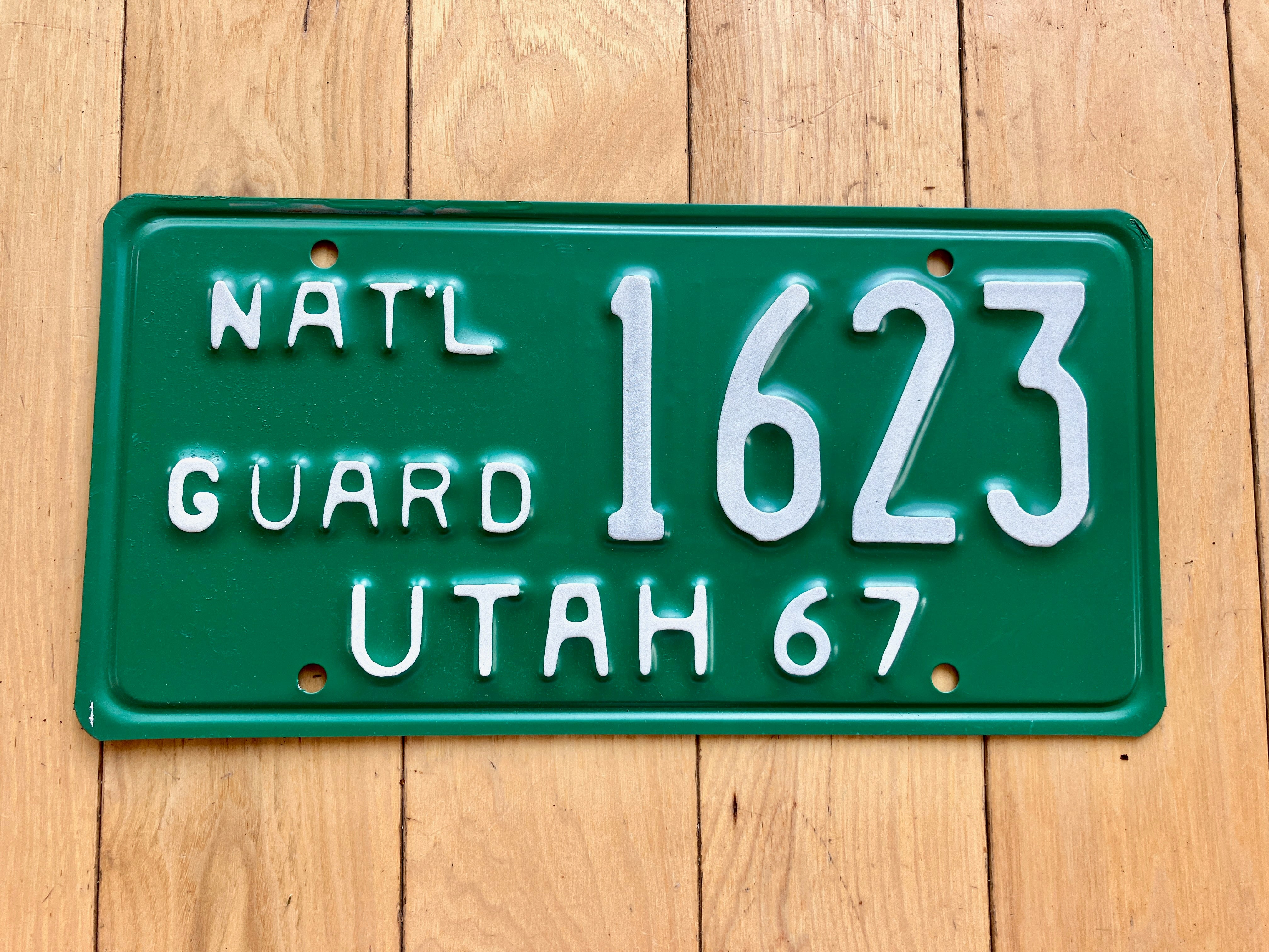 1967 Utah National Guard License Plate – RusticPlates