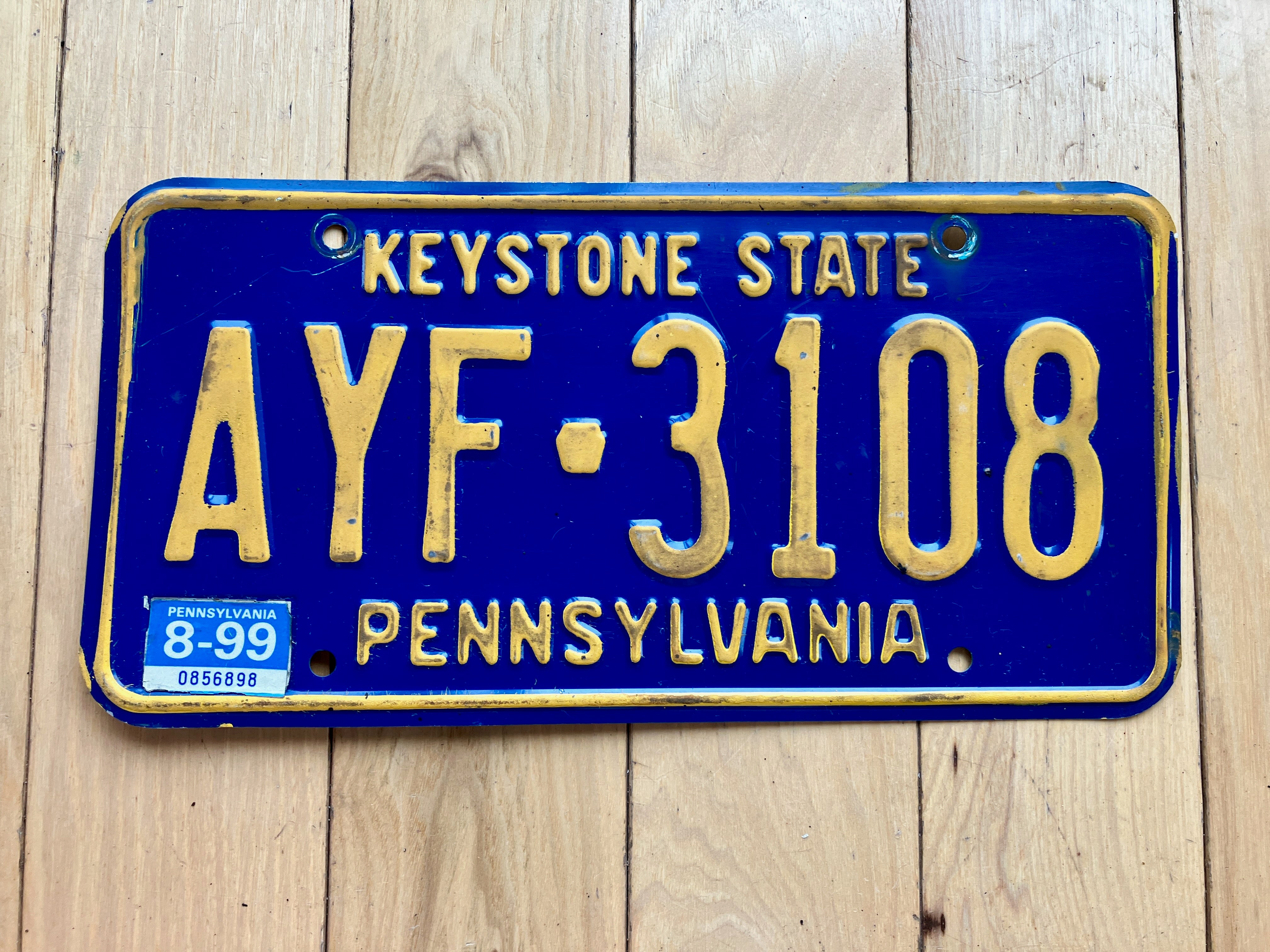 1999 Pennsylvania License Plate – RusticPlates