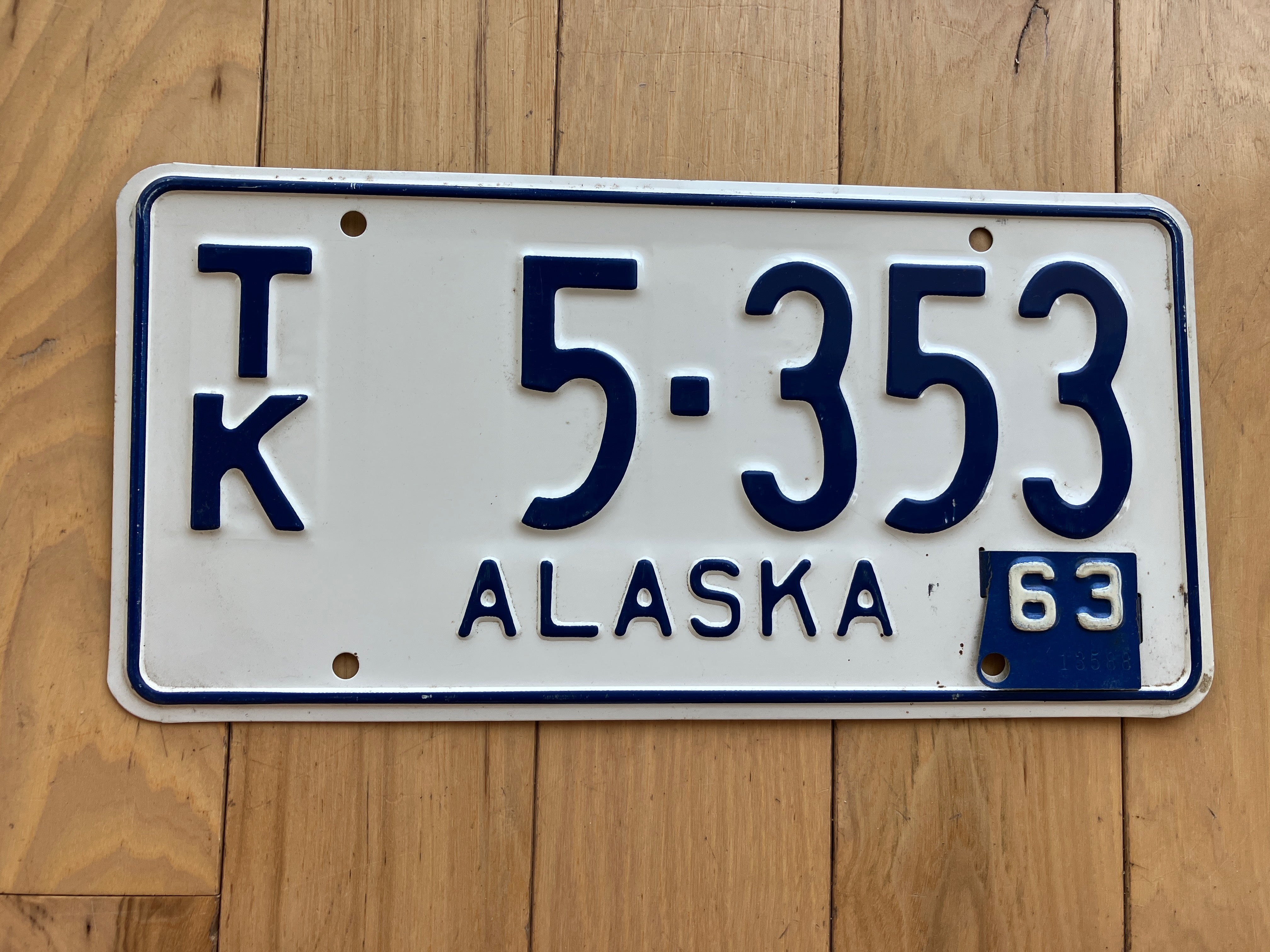 1963 Alaska Truck License Plate – RusticPlates