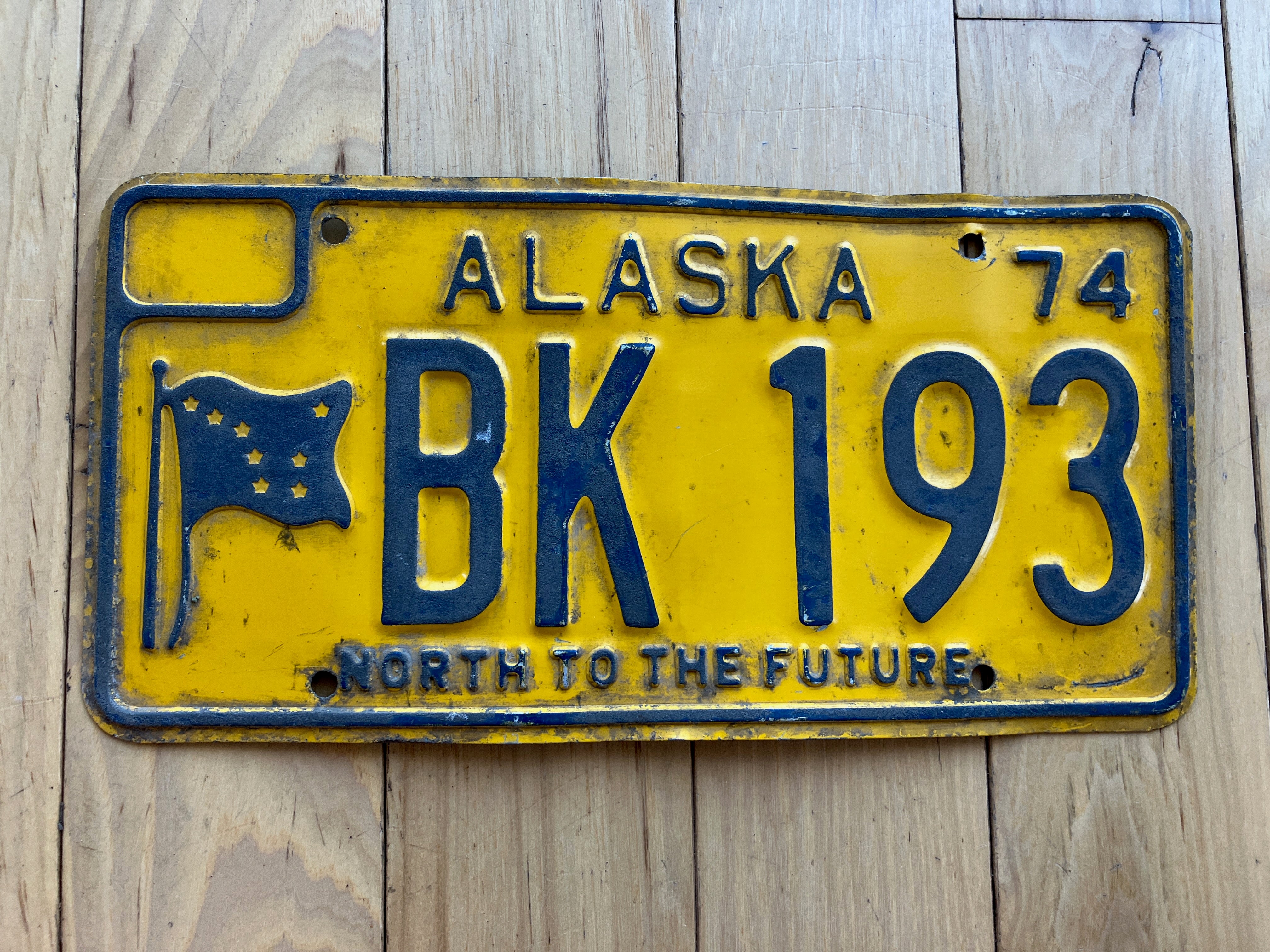 1974 Alaska License Plate – RusticPlates
