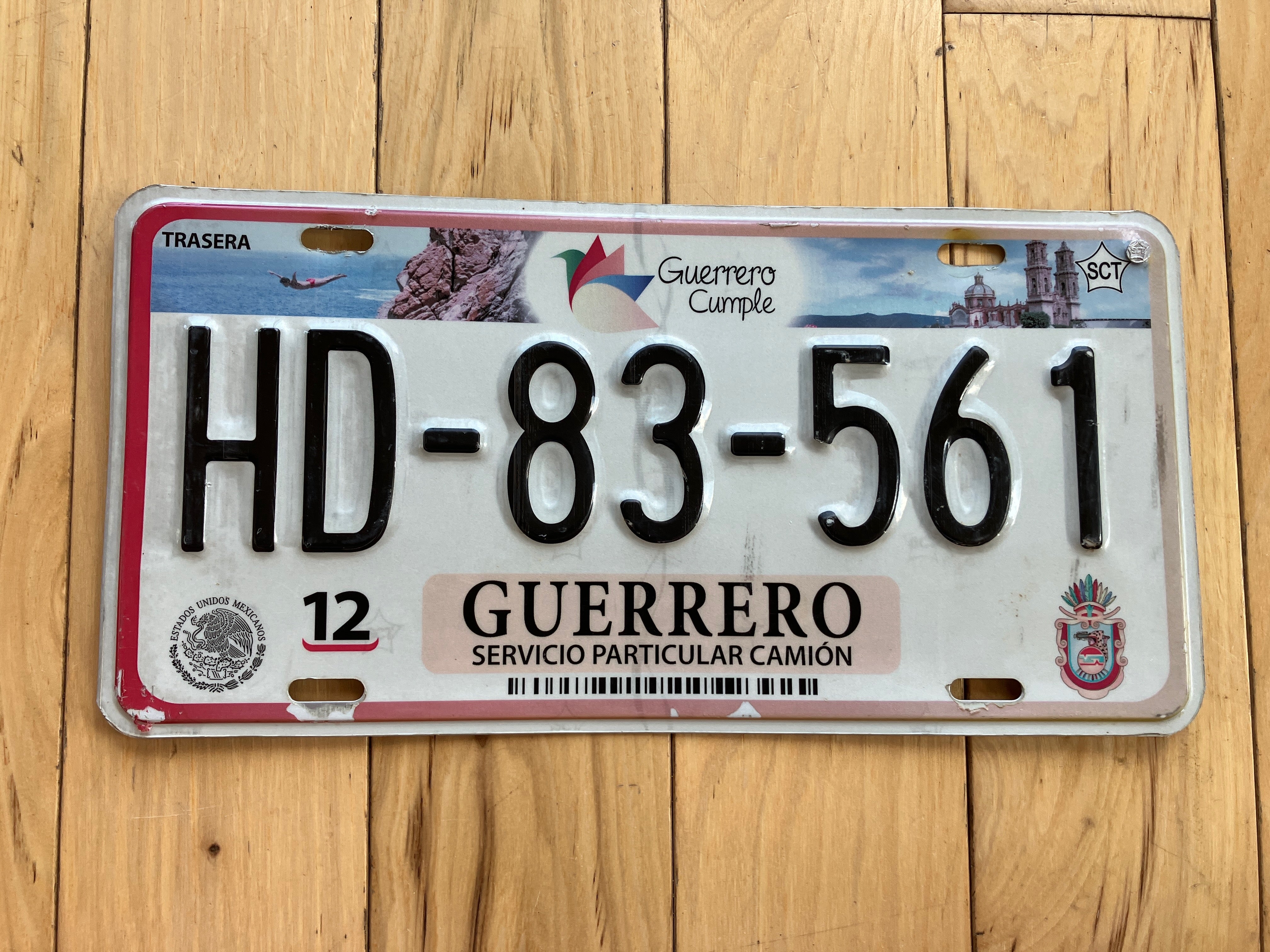 Guerrero Mexico License Plate – RusticPlates