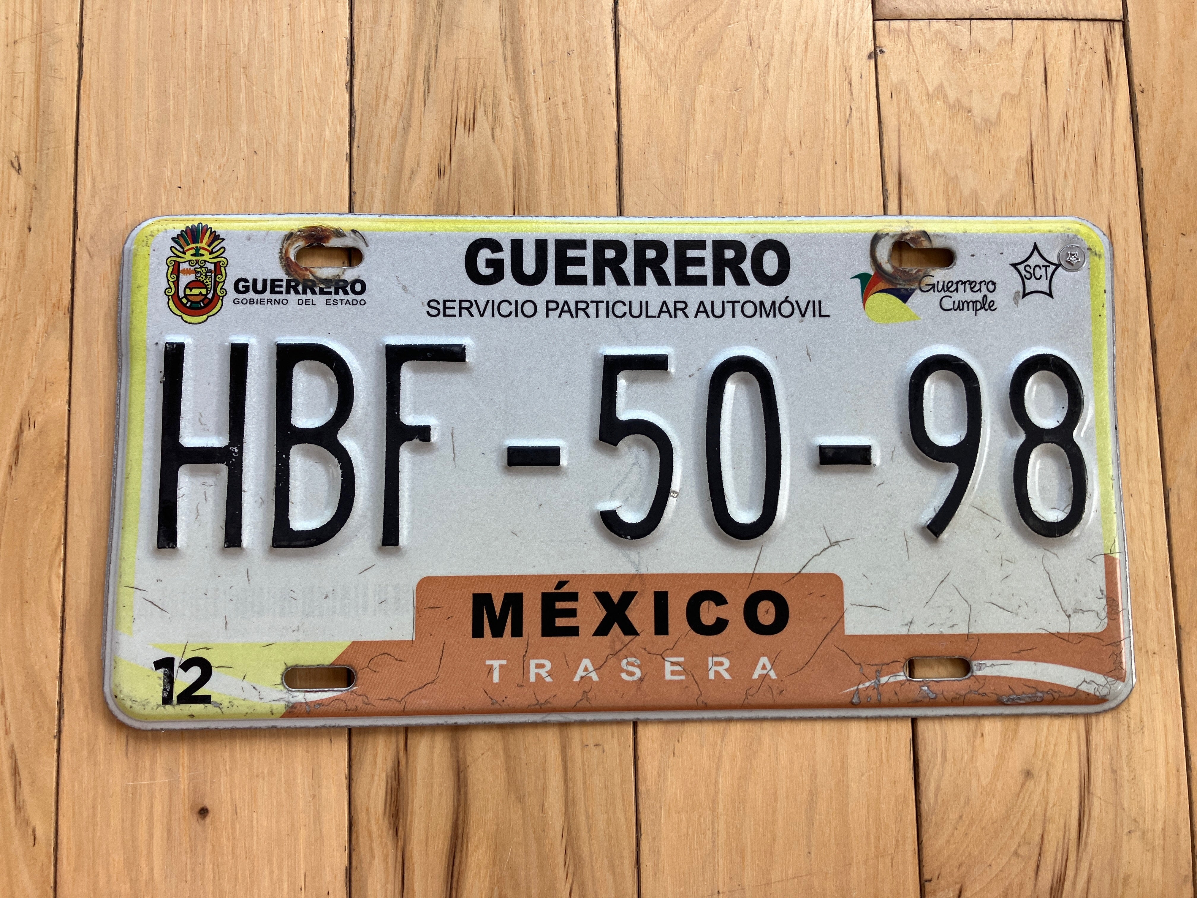 Guerrero Mexico License Plate – RusticPlates
