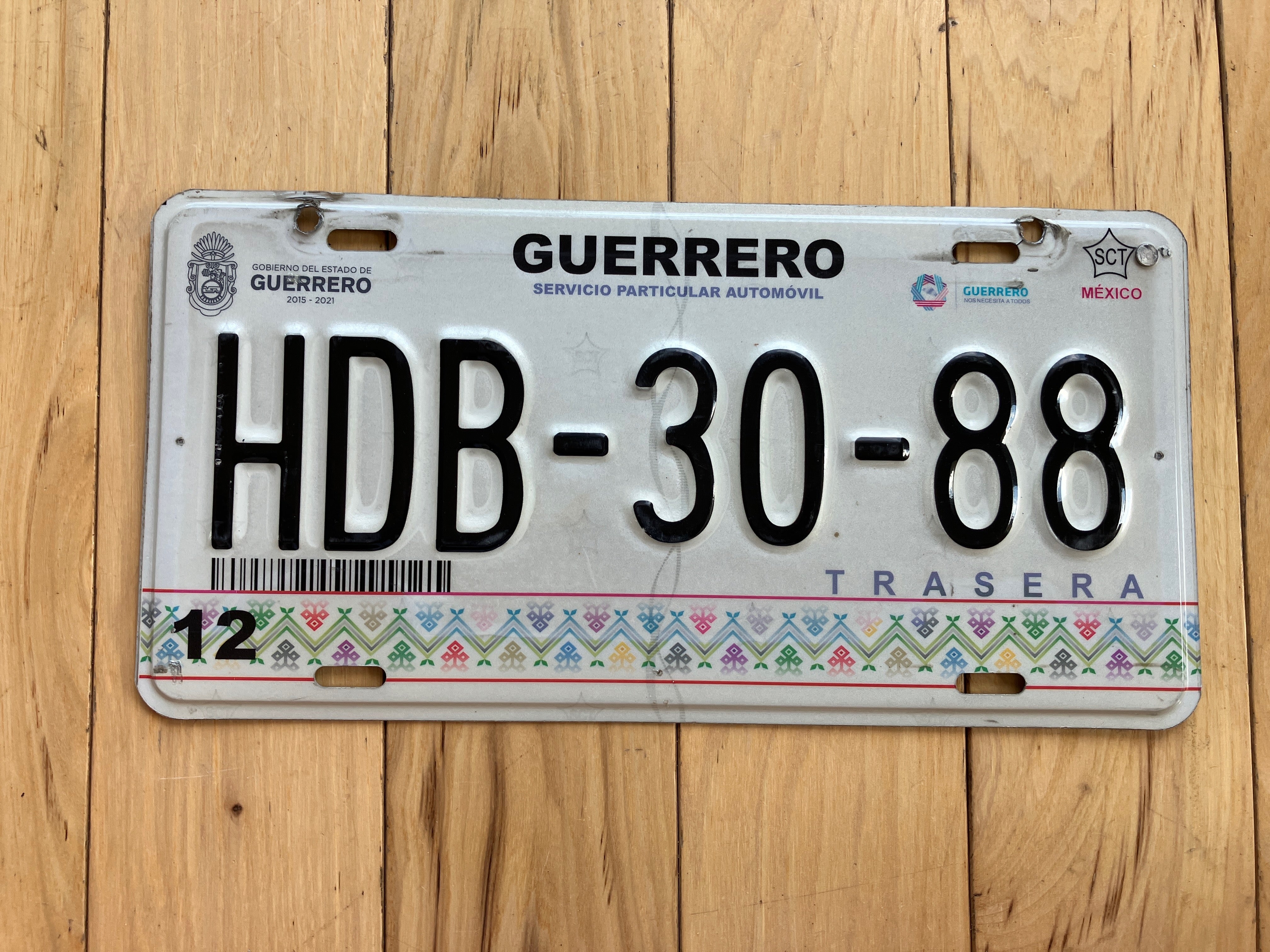 Guerrero Mexico License Plate – RusticPlates