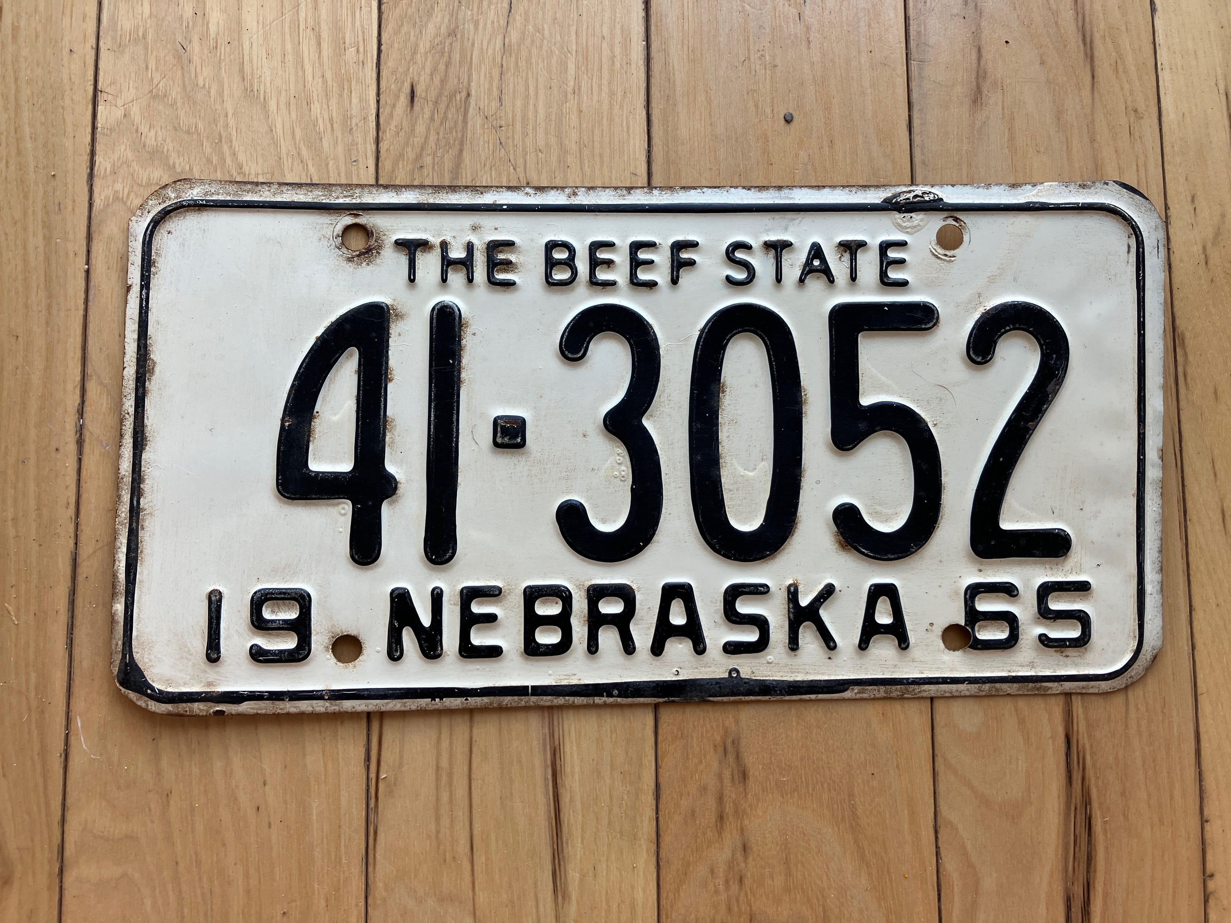 1965 Nebraska License Plate – RusticPlates