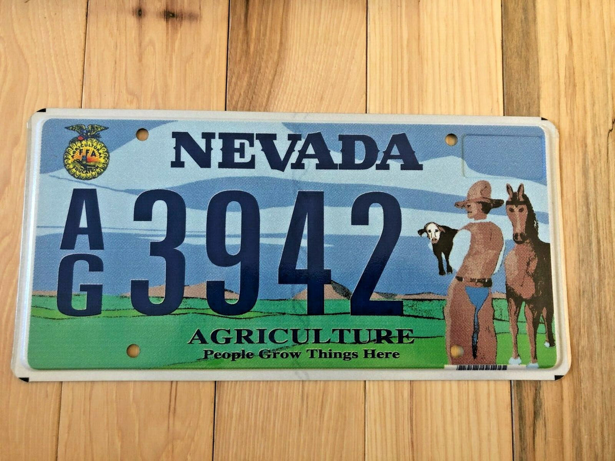 Nevada FFA Agricultural License Plate – RusticPlates