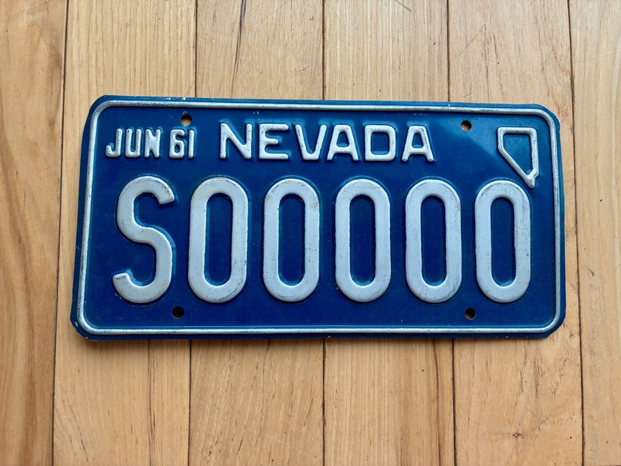 1961 Nevada Sample License Plate – RusticPlates