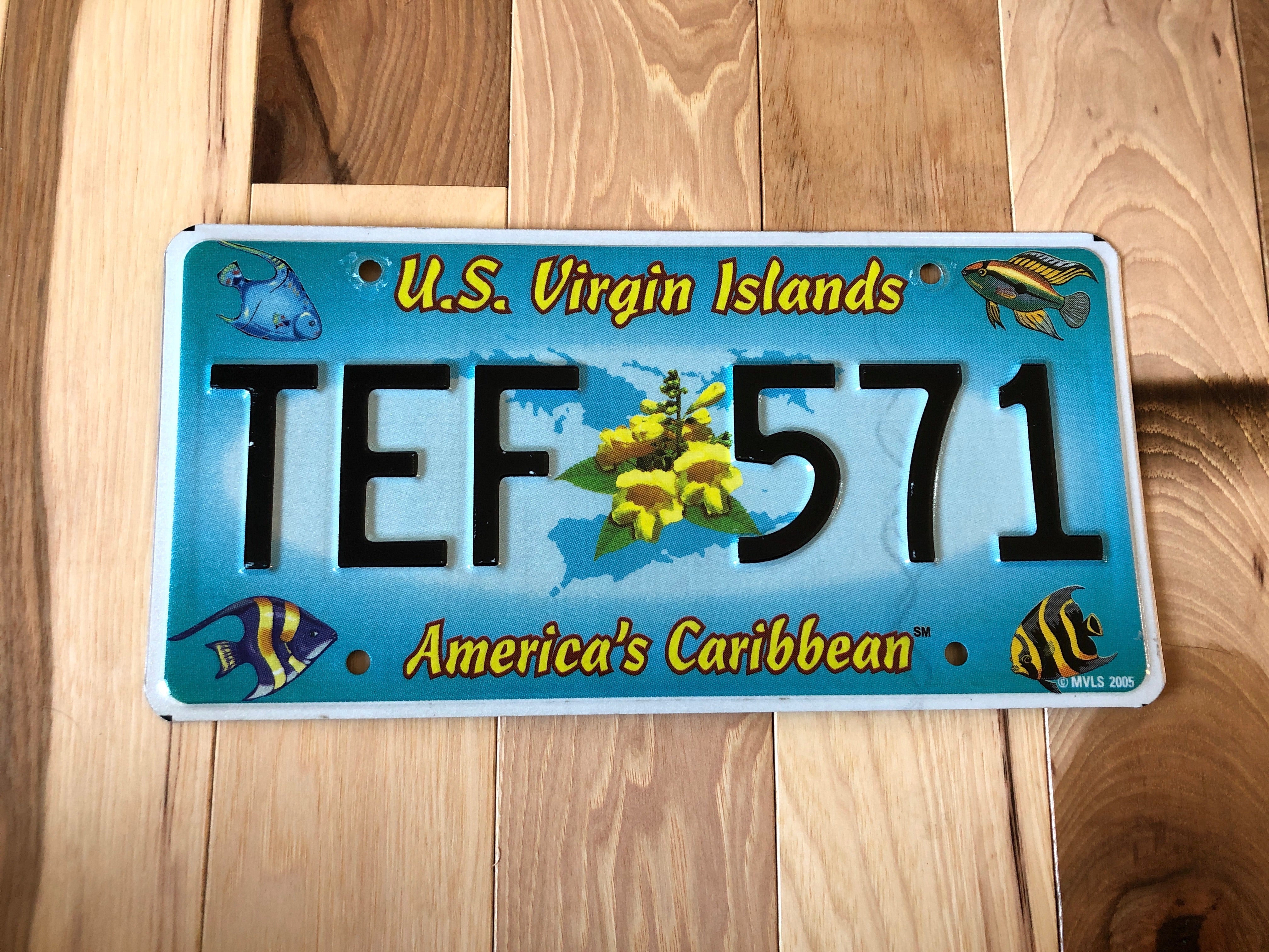 USVI Fish License Plate – RusticPlates