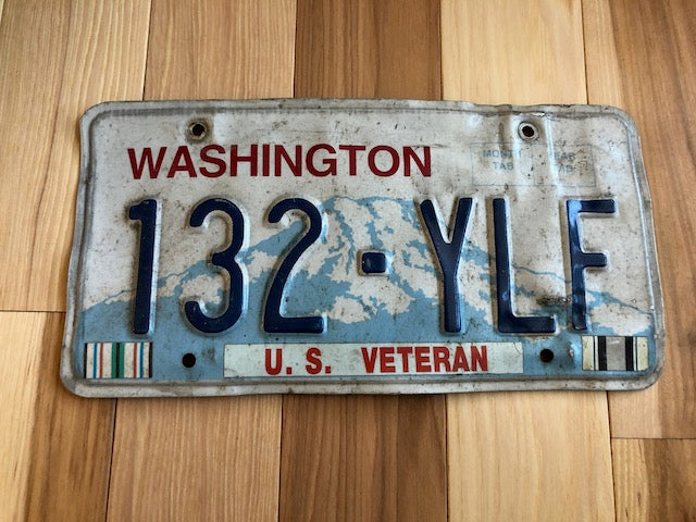 Washington Military License Plates