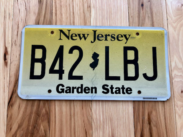 New Jersey Number Plates NEW JERSEY USED CAR DEALER US USA License