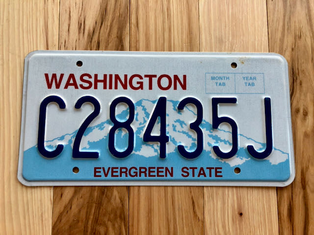Washington State License Plate – RusticPlates