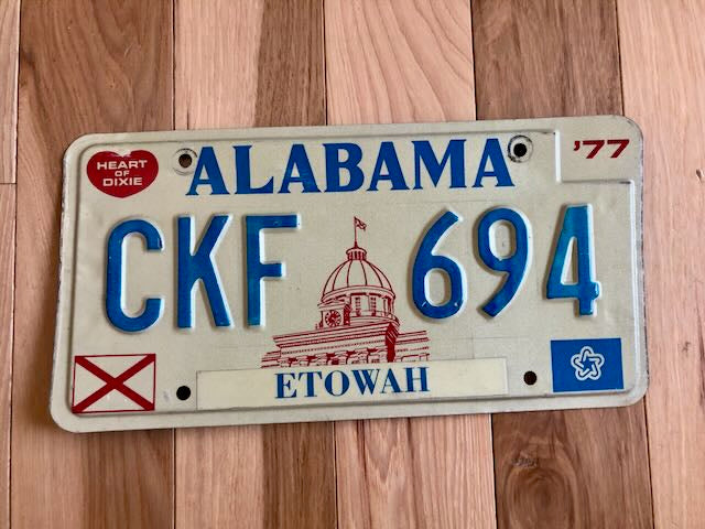 1977 Alabama Capitol License Plate – RusticPlates
