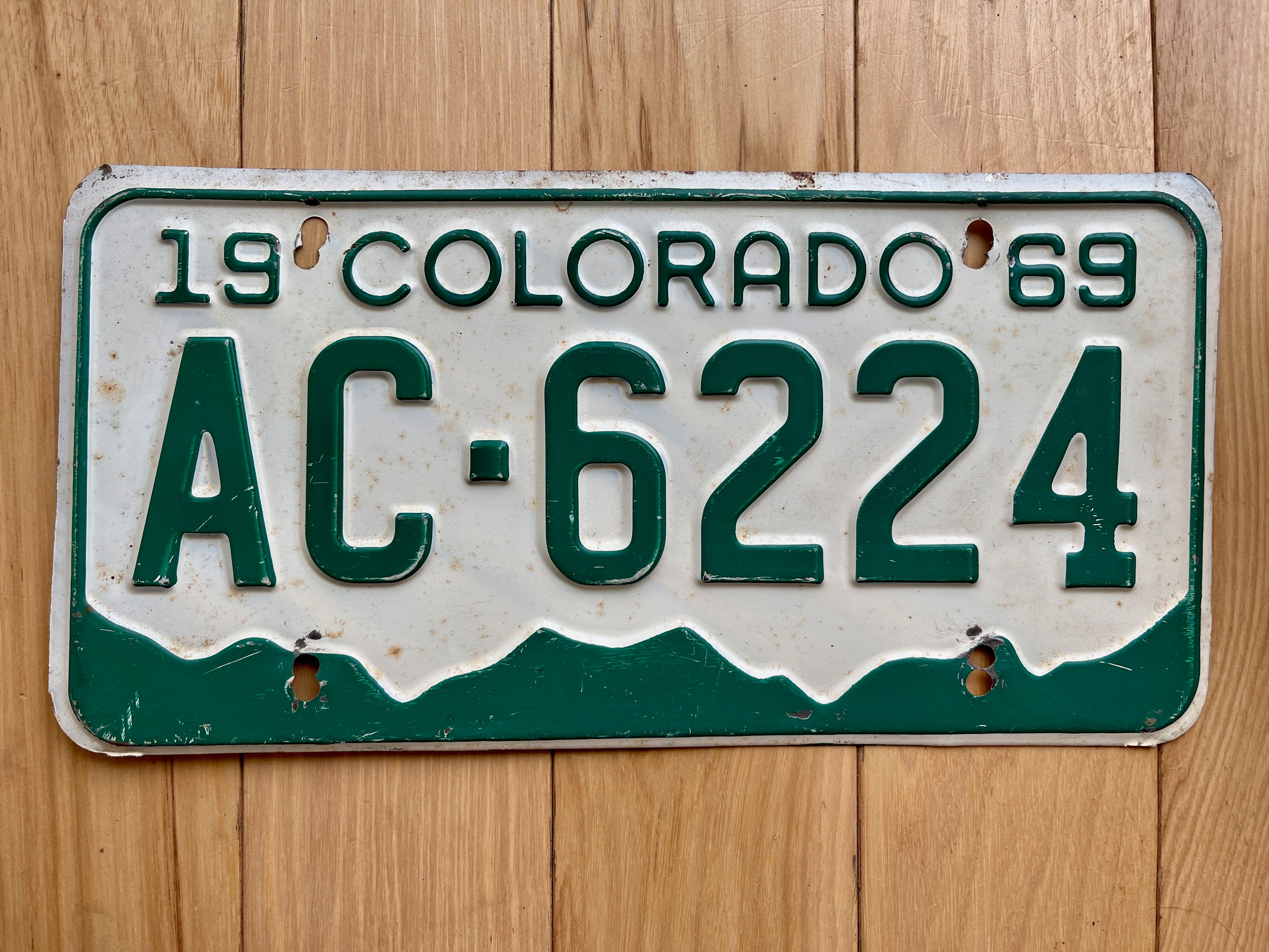 1969 Colorado License Plate – RusticPlates