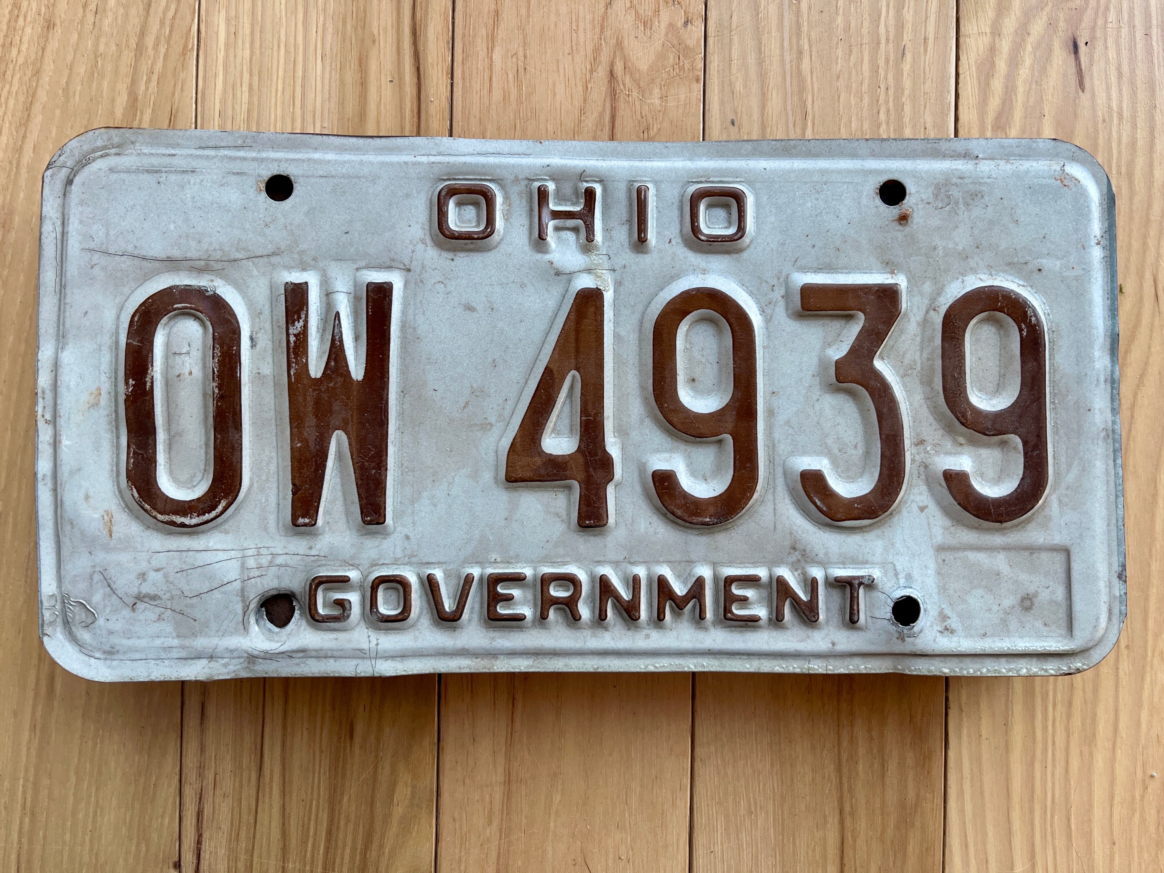 Ohio Government License Plate – RusticPlates