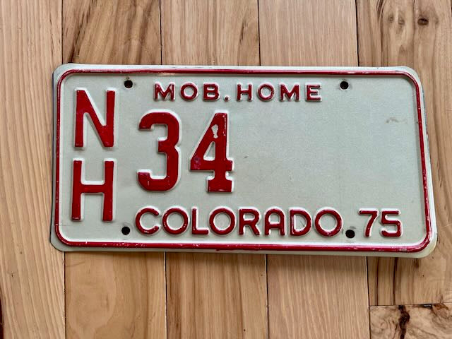 1975 Colorado License Plate – RusticPlates
