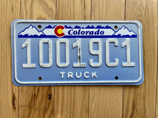 Colorado Truck License Plate – RusticPlates