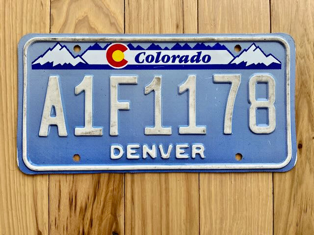 Colorado Denver License Plate – RusticPlates
