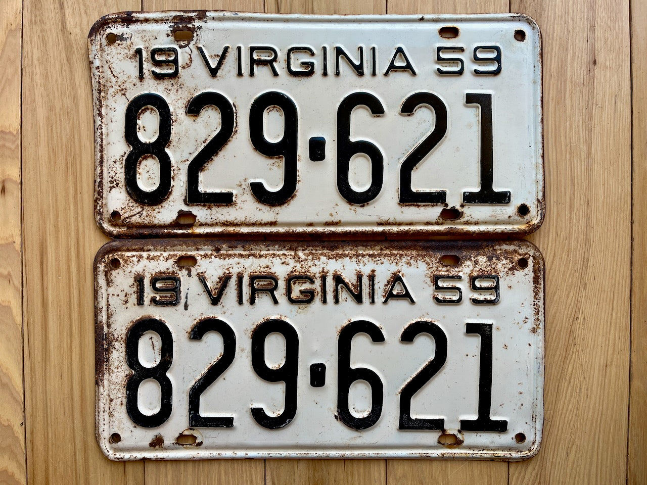 1959 Pair of Virginia License Plates – RusticPlates