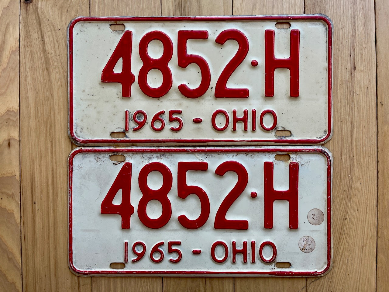1965 Pair of Ohio License Plates – RusticPlates